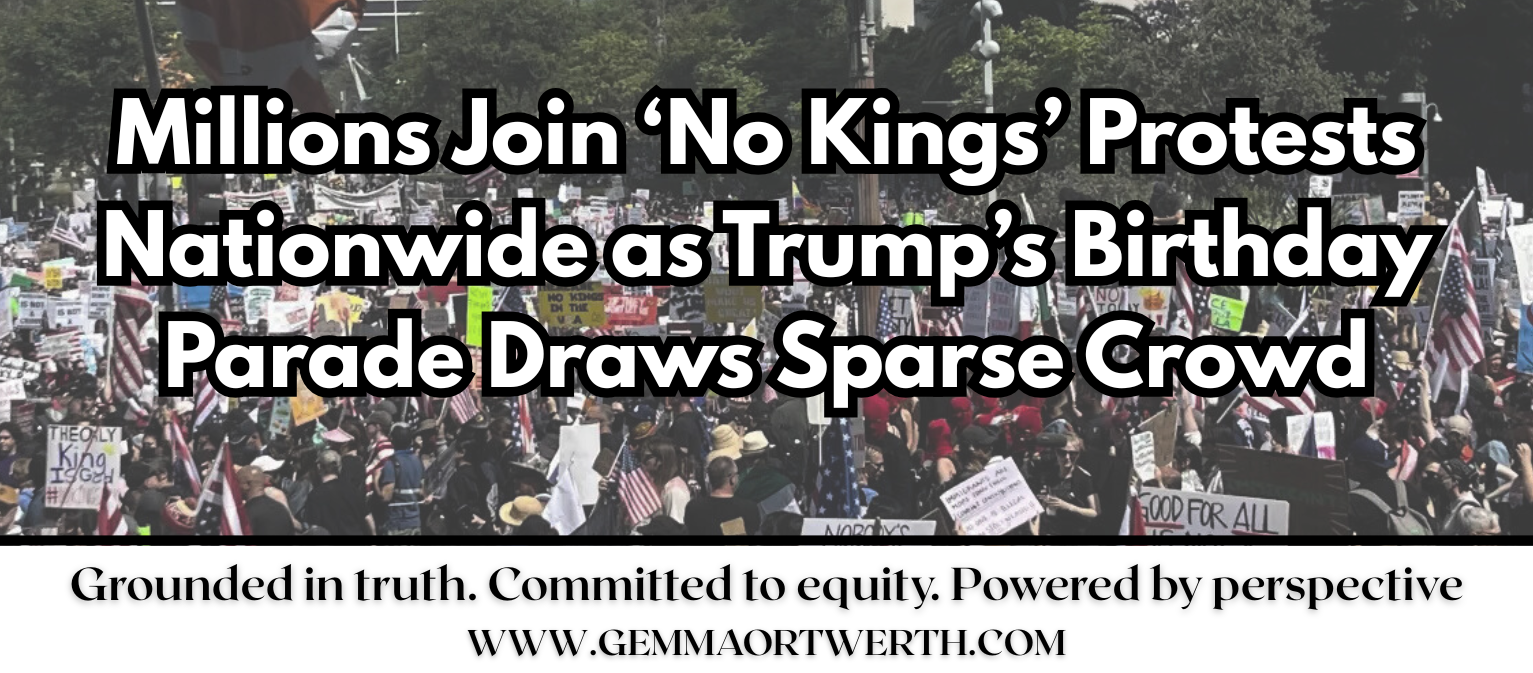 Millions Join ‘No Kings’ Protests Nationwide as Trump’s Birthday Parade ...